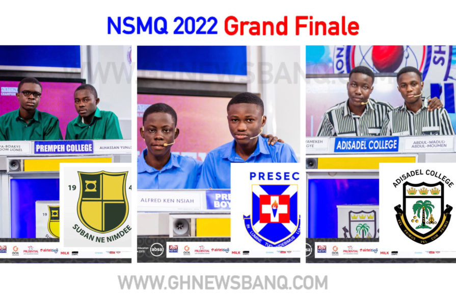 Prempeh College, Presec Legon and Adisadel Qualify for NSMQ 2022 Finals ...