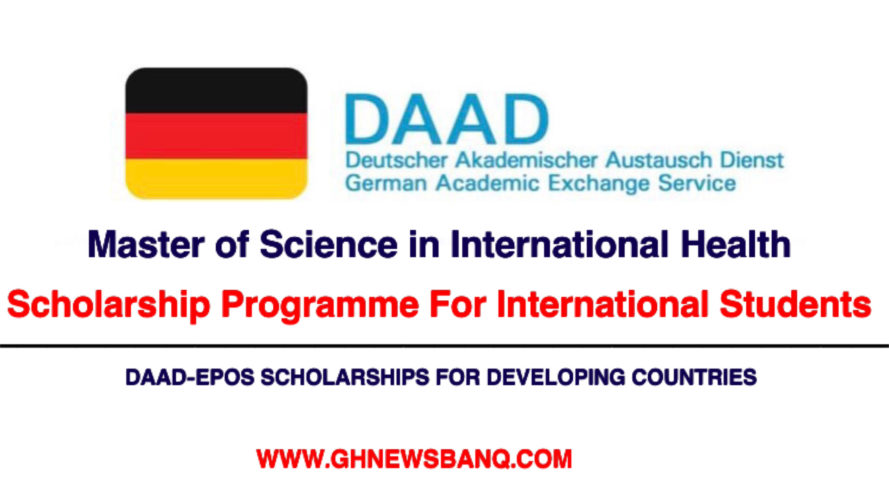 Study in Germany: DAAD Masters of Science in International Health ...